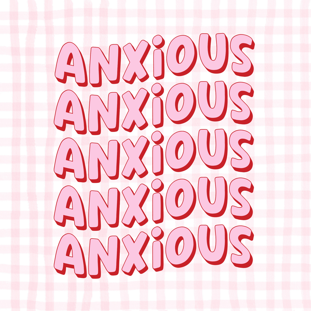 Anxious Permanent Decal – Dizzy + Dilbert