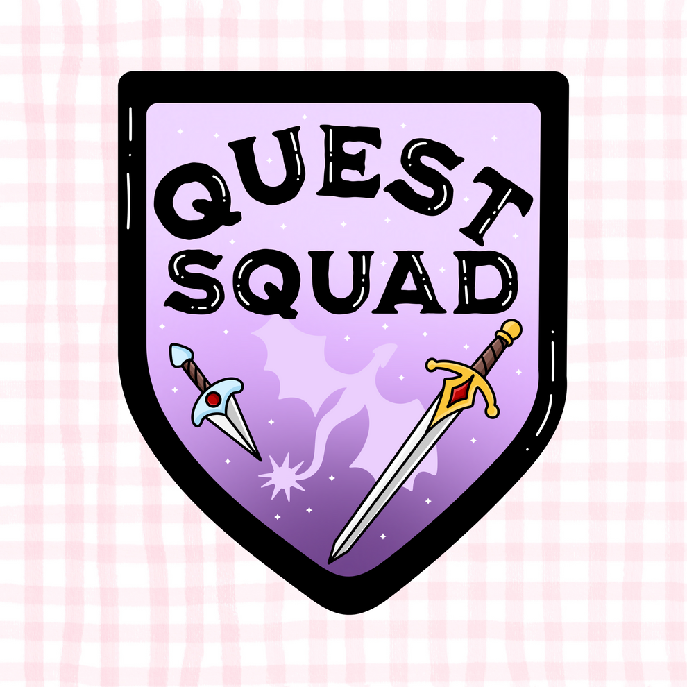 FW Quest Squad Permanent Decal – Dizzy + Dilbert