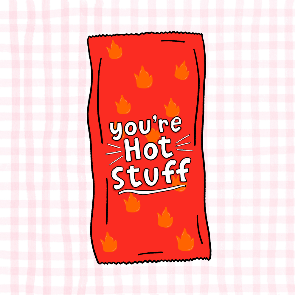 You're Hot Stuff Permanent Decal – Dizzy + Dilbert